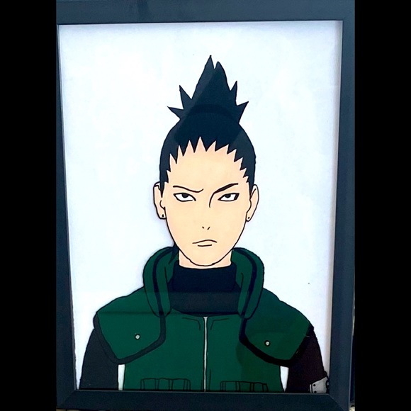 Other | Shikamaru Glass Painting | Poshmark